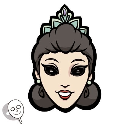 Princess Free Printable Masks. - Oh My Fiesta! in english