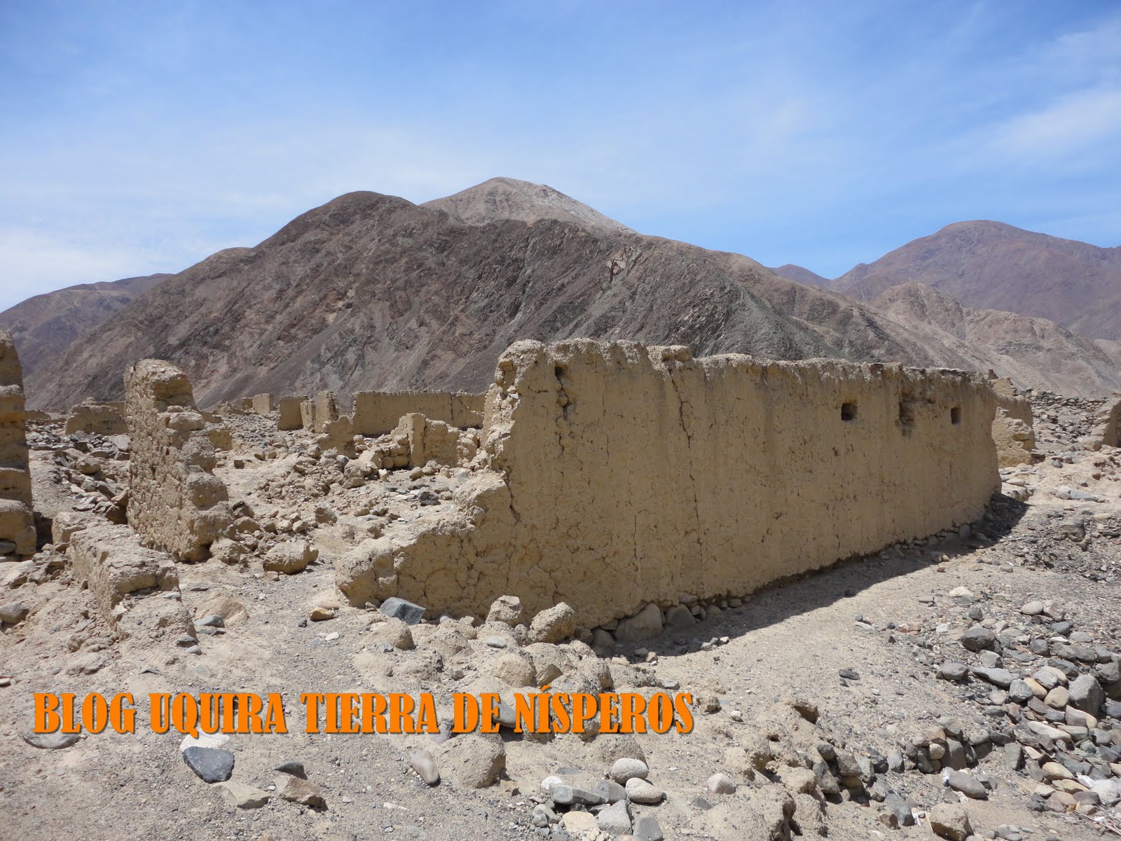 UQUIRA TIERRA DE NÍSPEROS: LA YESERA, SITIO ARQUEOLÓGICO PRE INCA
