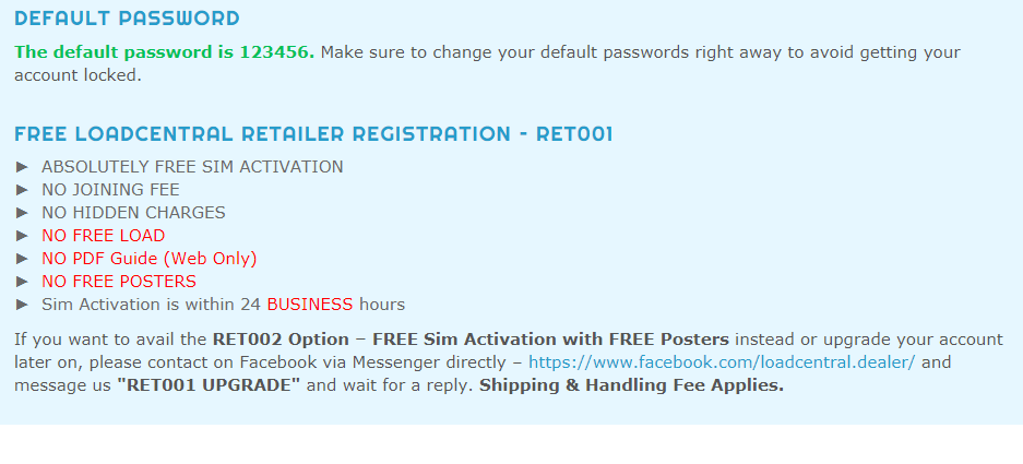 LOADCENTRAL: Load To All Network For Free!
