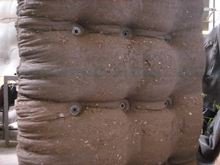 possolans and marble dust: Rammed Earth ( with Rowland Keable)