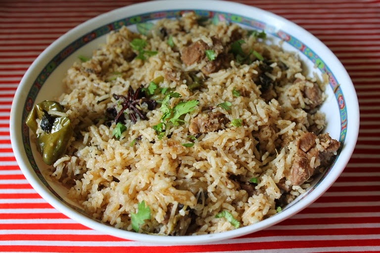 Mutton Pulao in Pressure Cooker Recipe