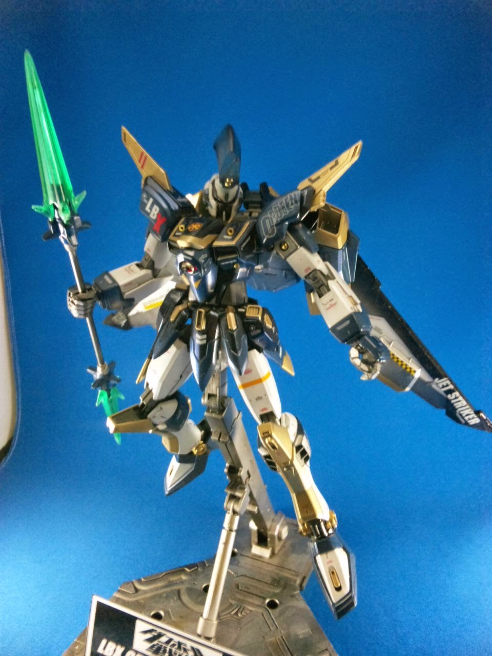 Custom Build: MG 1/100 Infinite Justice Gundam "Real Type LBX Odin"