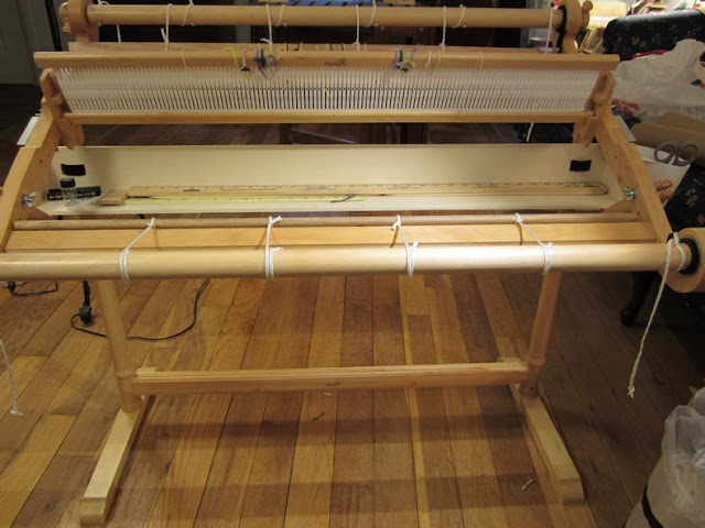Learning To Weave On A Rigid Heddle Loom: Different Apron Cords on a ...