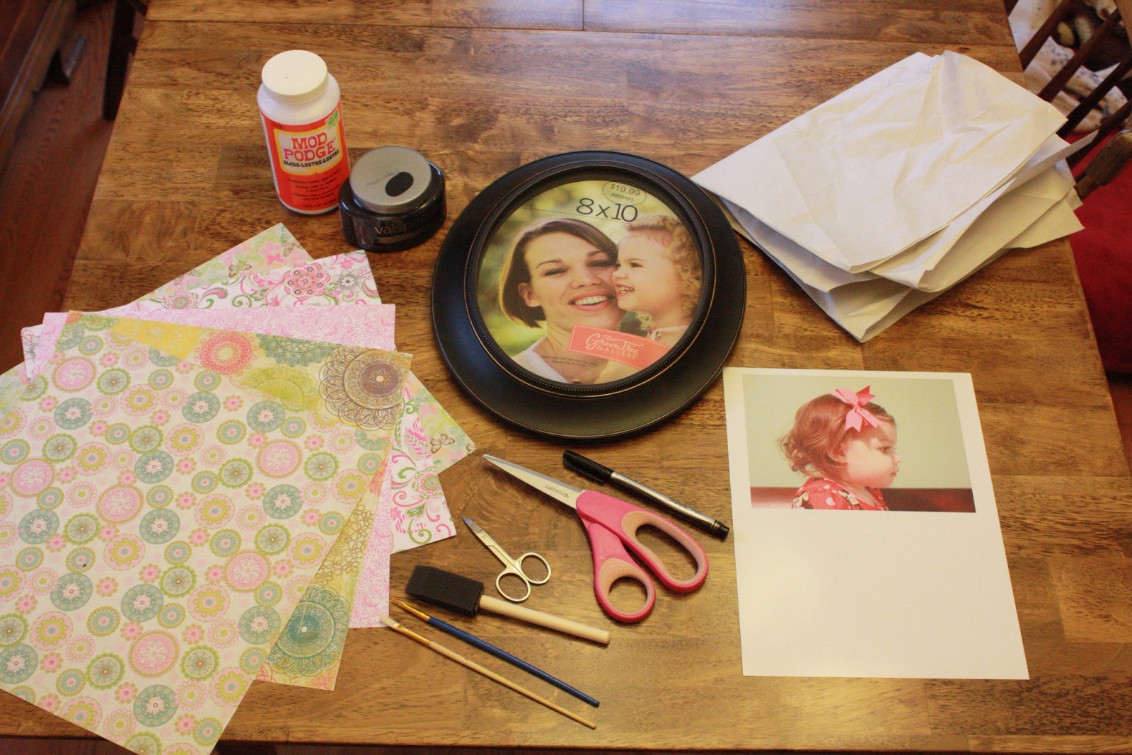 Create at Home Mom: DIY Silhouette Portrait