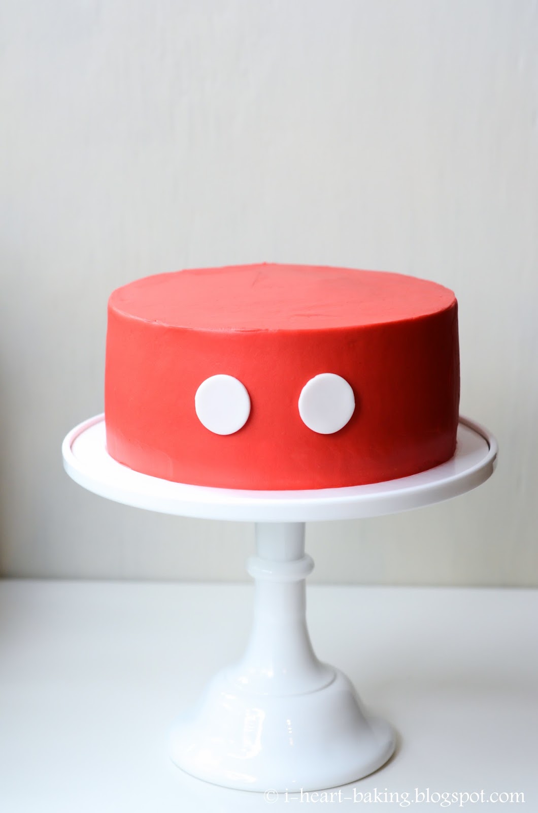 i heart baking!: mickey mouse birthday cake with handmade fondant ...