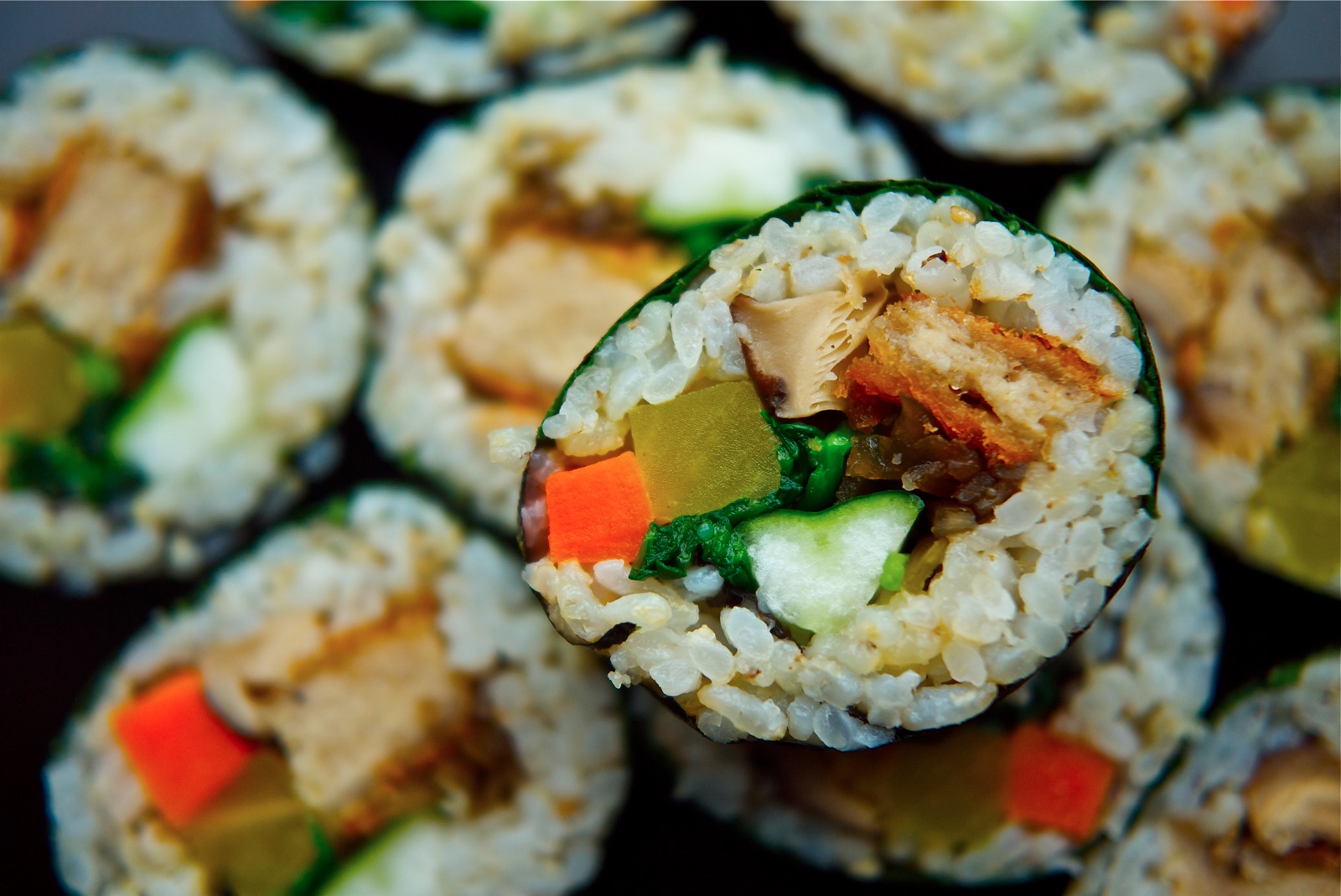 Vegan, Temple-style Kimbap at Balwoo Gongyang Kong