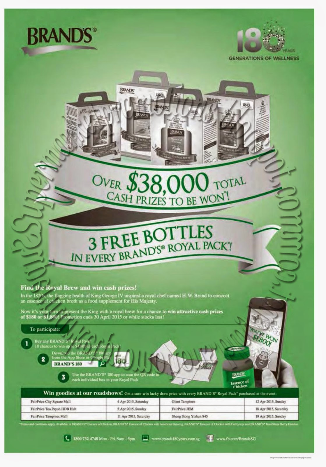 Brand's Royal Pack 01 April 2015 ~ Supermarket Promotions