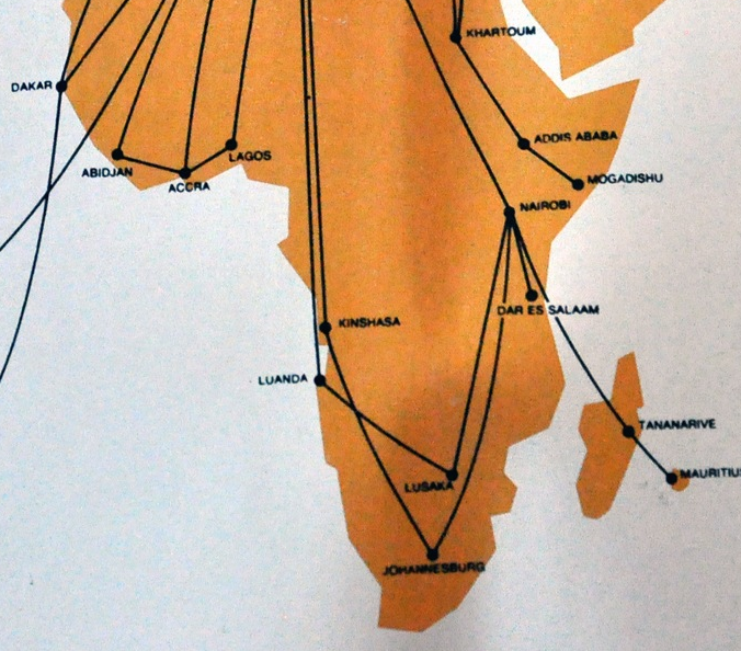 Alitalia Route Map