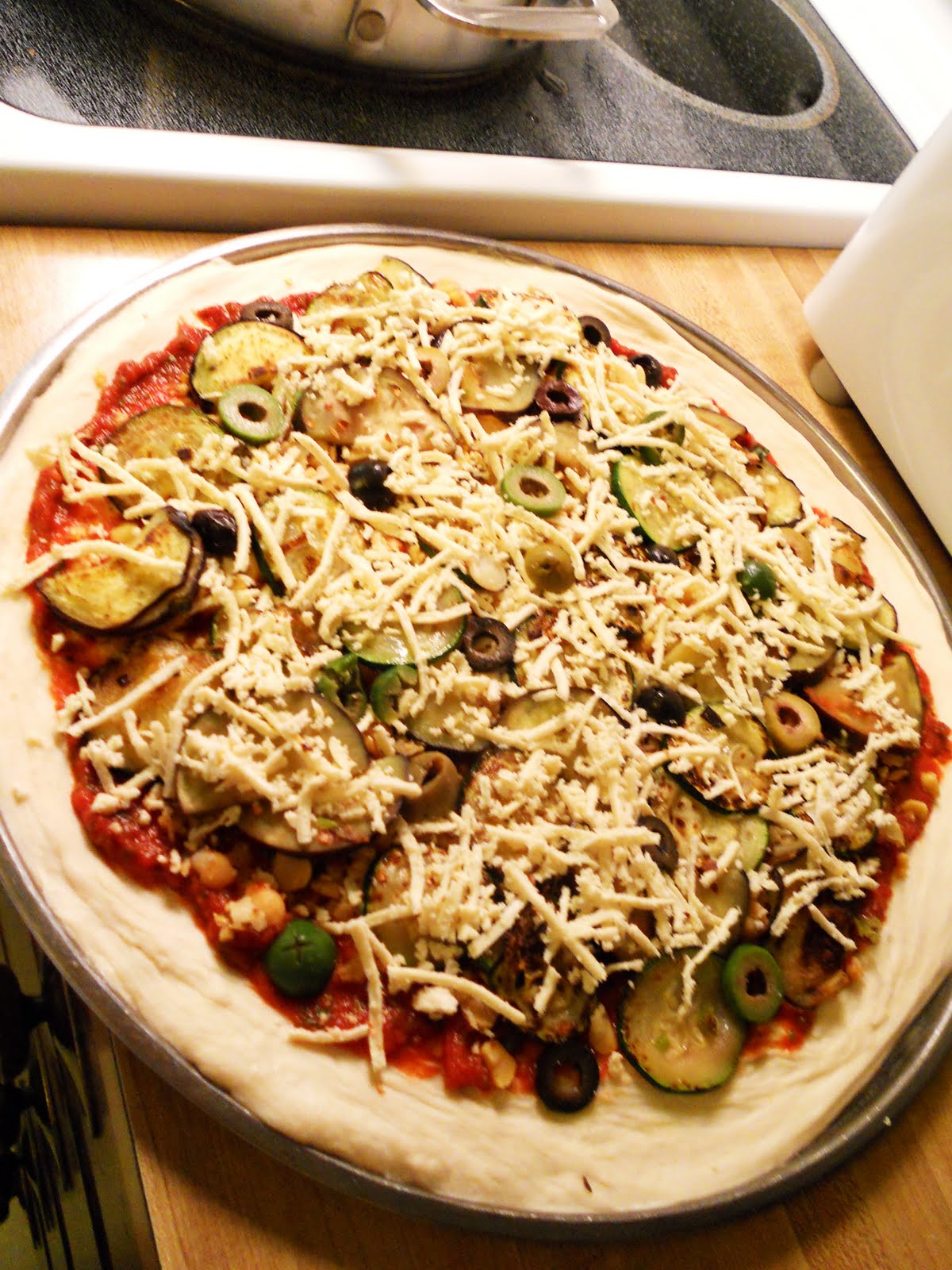 Veg-Bergers: Rockin' Moroccan Pizza