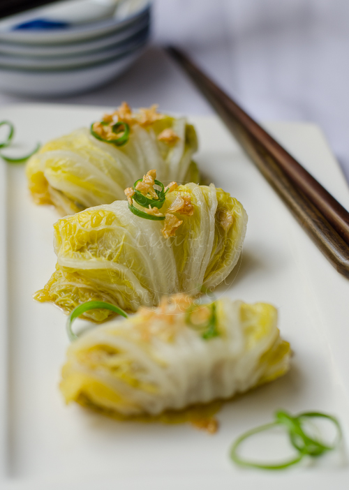 Wong Bok/ Napa Cabbage Parcels - Lisa's Lemony Kitchen