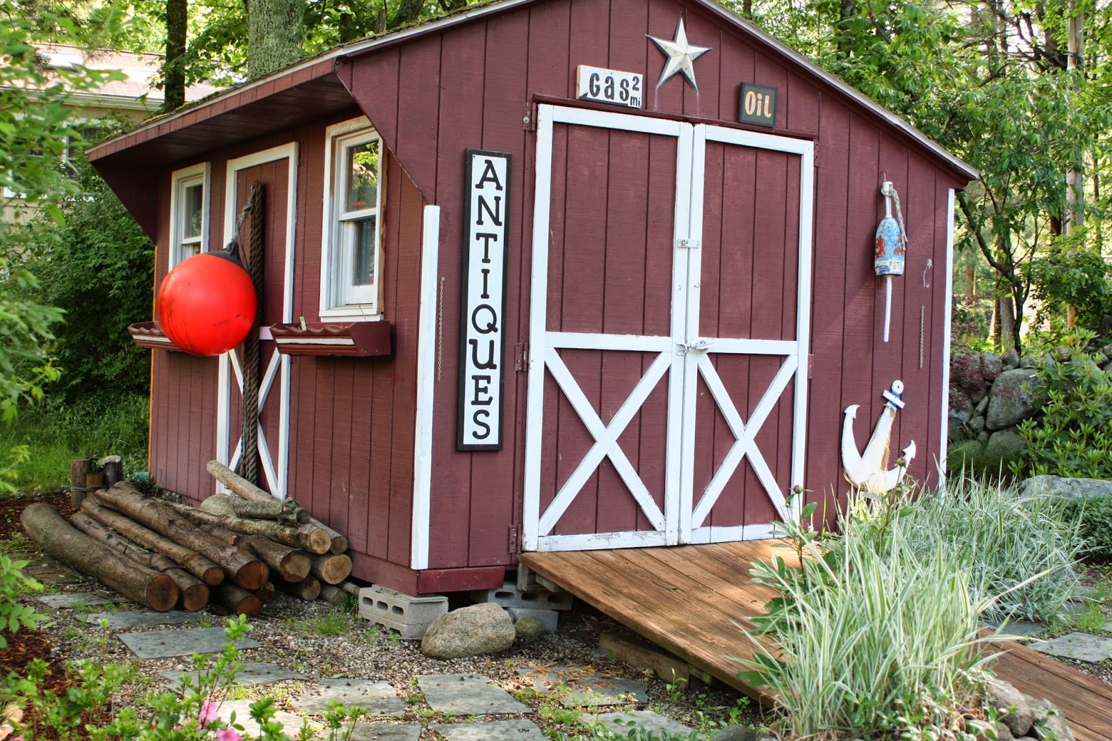 East Coast Styler : Painted Signs for Shed