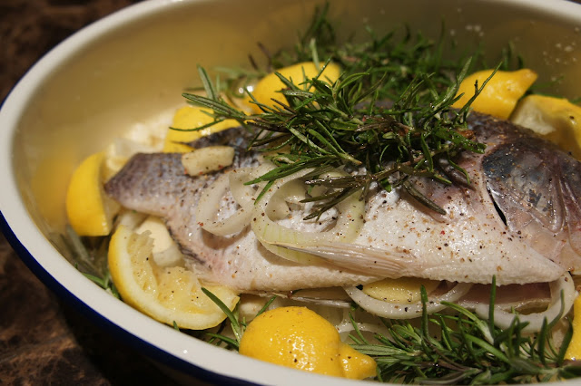 Say My Kitchen: Rosemary & Lemon Baked Fish 迷迭香柠檬烤鱼
