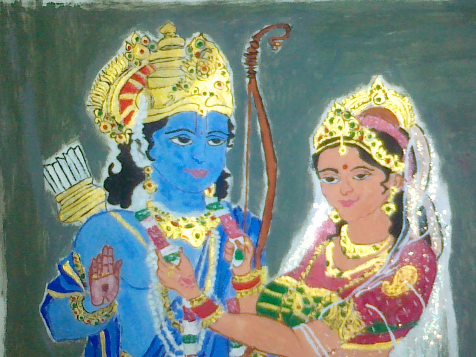 priyanka.aarani's art blog: rama -sitha marriage