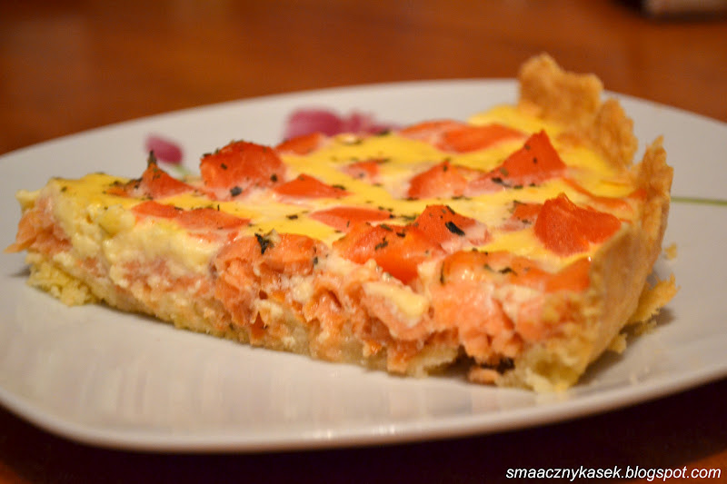 Smaczny kąsek: Pascal kontra Okrasa i moje zmiany. Tarta z łososiem i ...