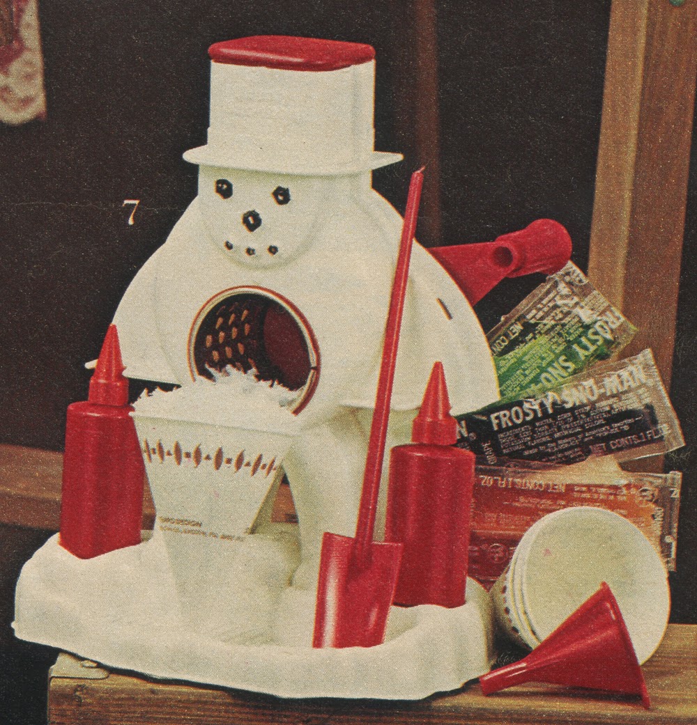 Neato Coolville: FROSTY SNO-MAN SNO-CONE MACHINE: A TOY FROM MY ...
