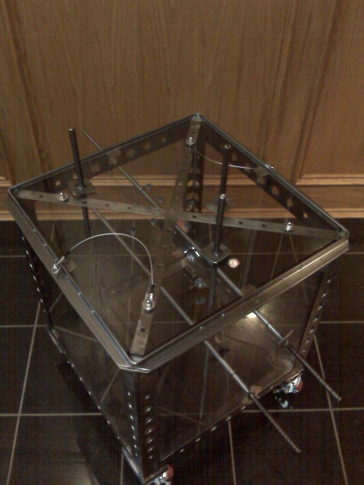 Metal Work by Doug Rutley: Past projects: Detroit Flyhouse Contortion Box