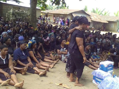 Women from Yeghe, Rivers State protest harrassment and arrest of their ...