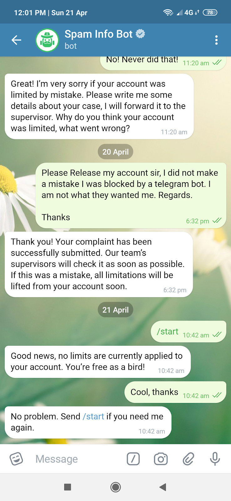 Cara Memulihkan Account Telegram yang di banned #400 USER BANNED IN ...