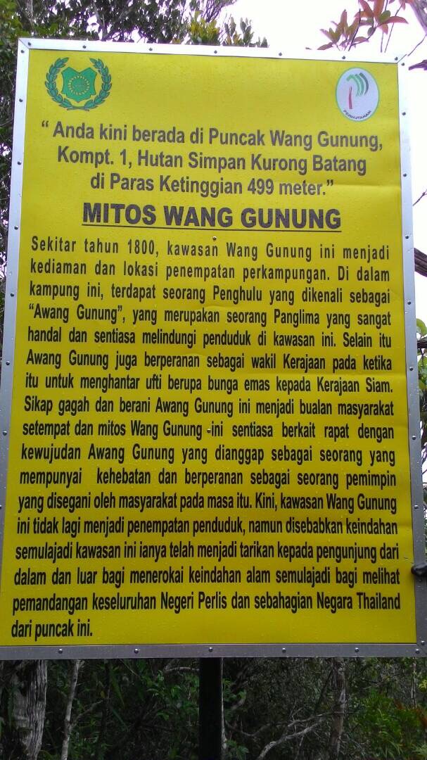 PINTU WANG GUNUNG , PERLIS