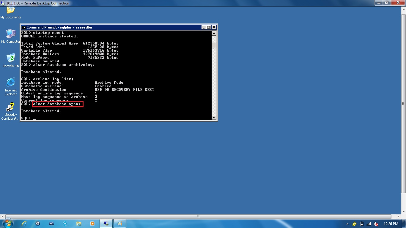 Remote Infrastructure Management Oracle Rman Configuration