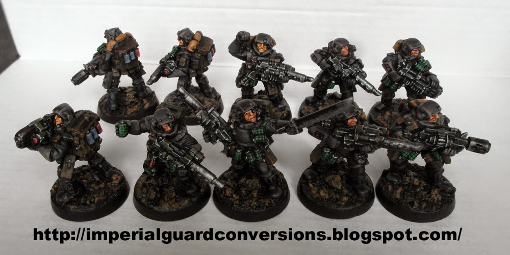 Imperial Guard Hobby: Stormtroopers conversion 6: Veteran Sergeants ...