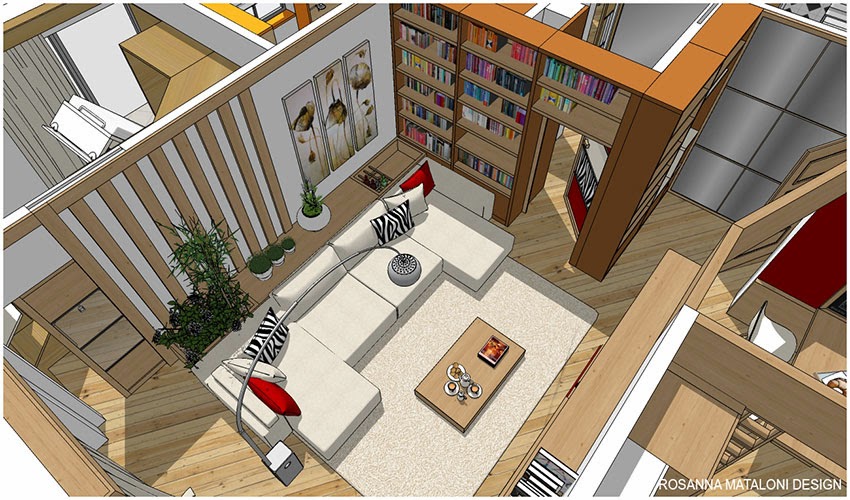 SKETCHUP TEXTURE: Italian style, apartment renovated 89 sqm #3 free 3d ...