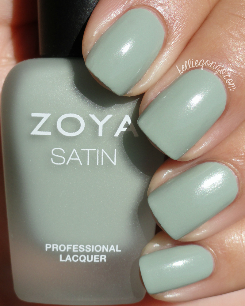 KellieGonzo: Zoya Naturel Satins Collection Swatches & Review