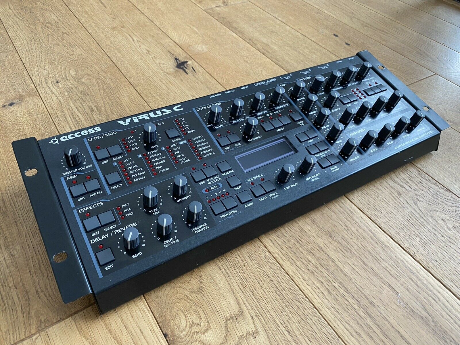 MATRIXSYNTH: Access Virus C Analogue Modelling Synth SN 10202769