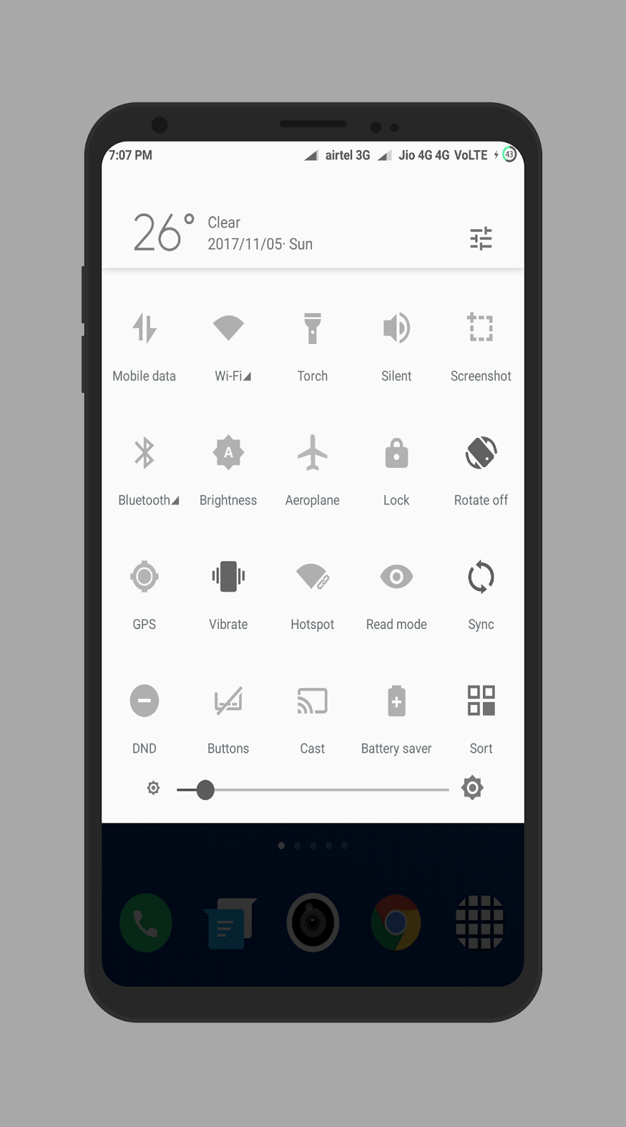 Android O Theme New Style Statusbar Icon