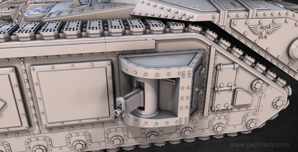Vulcan Tank 3D Model | Assembly | Nixon's 3D Models