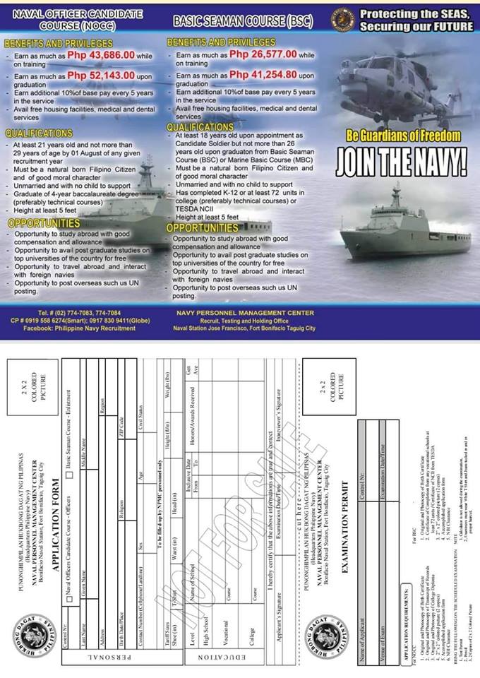 Navy To Conduct Recruitment Drive in Zamboanga #AFPSAT #NOCC - Exam ...