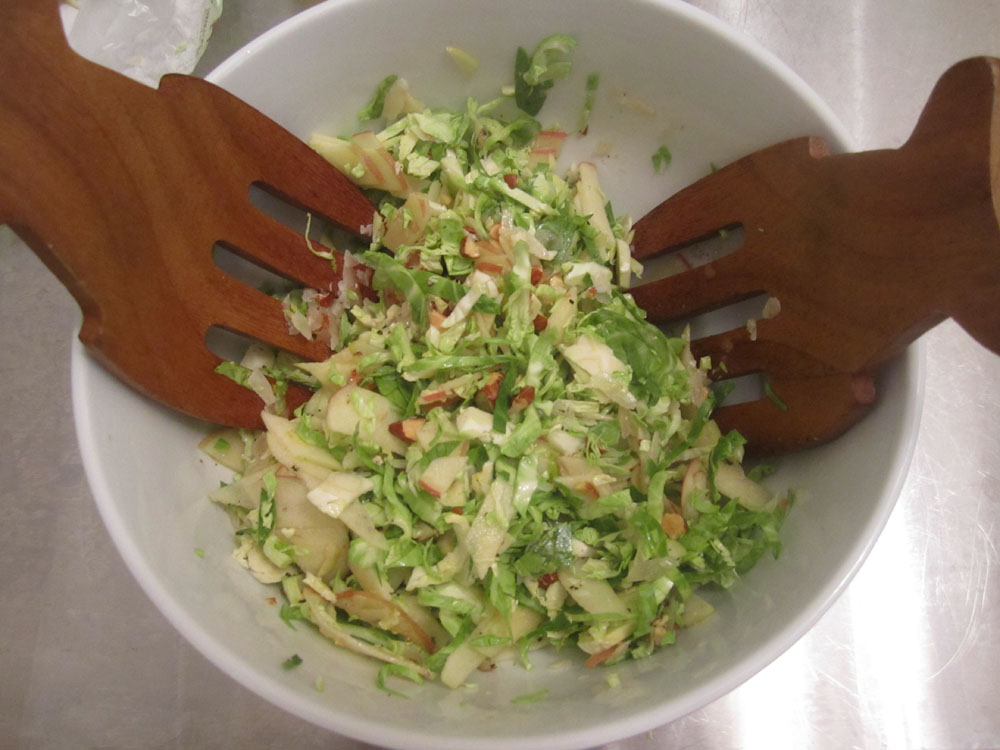 Bywater Boo: In The Kitchen...Brussel Sprout Salad....YUM!