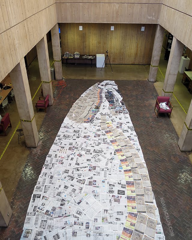 Dead Media 5: Newspaper Skull