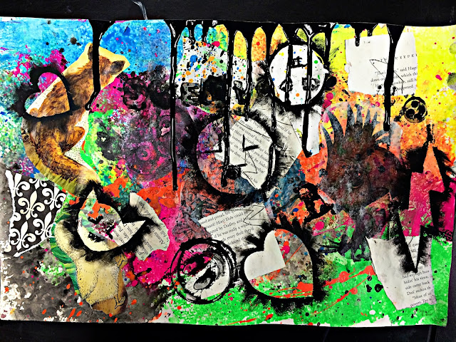 smART Class: 5th Grade multi media Collage