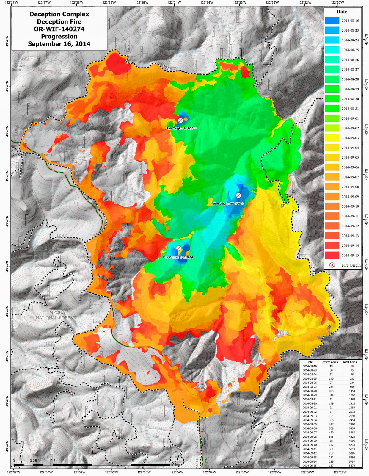 Deception Complex - Fire Info: Maps