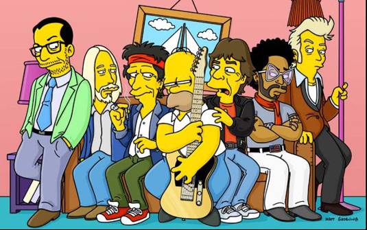 Metal Berserk: Simpsons with Rock Bands