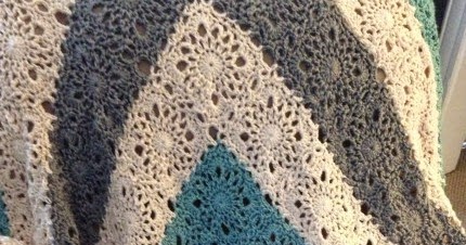 Beautiful Skills - Crochet Knitting Quilting : Country Lace Afghan ...