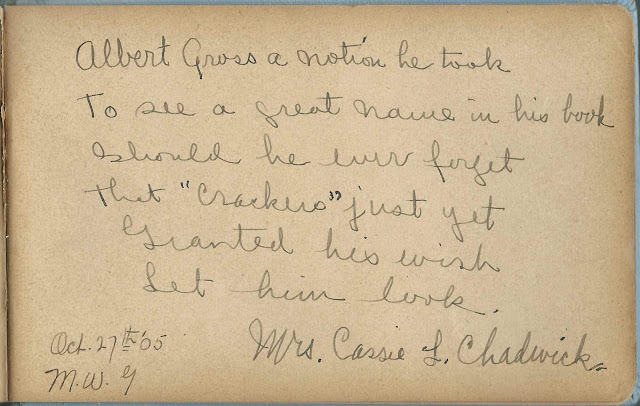 Heirlooms Reunited: 1899-1905 Autograph Album with Inscriptions to ...