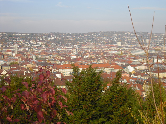 Wege in der Region Stuttgart: Aussichtspunkt Hasenbergsteige bei ...