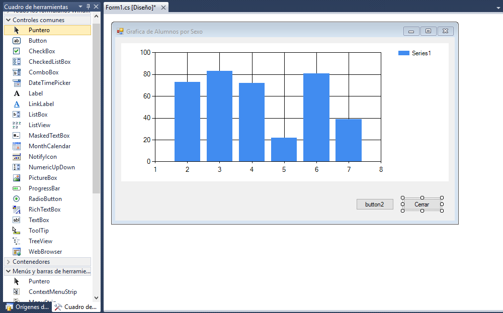 Gráfica Estadística, Objeto Chart Control