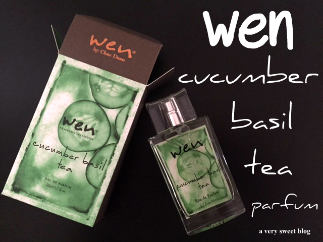 WEN by Chaz Dean Cucumber Basil Tea Eau De Parfum | A Very Sweet Blog