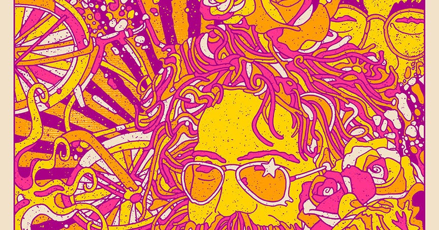 INSIDE THE ROCK POSTER FRAME BLOG: Gregg Gordon Jerry Garcia Bicycle ...