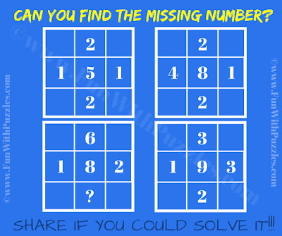 Number Puzzle with Picture for Adults with Answer