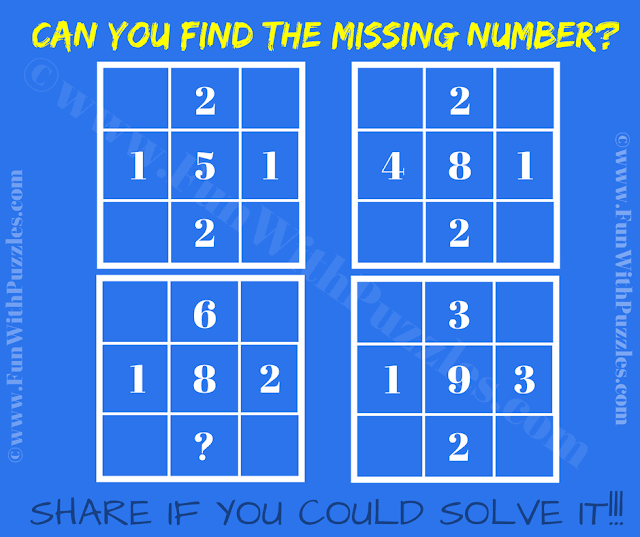 Number Puzzle with Picture for Adults with an Answer