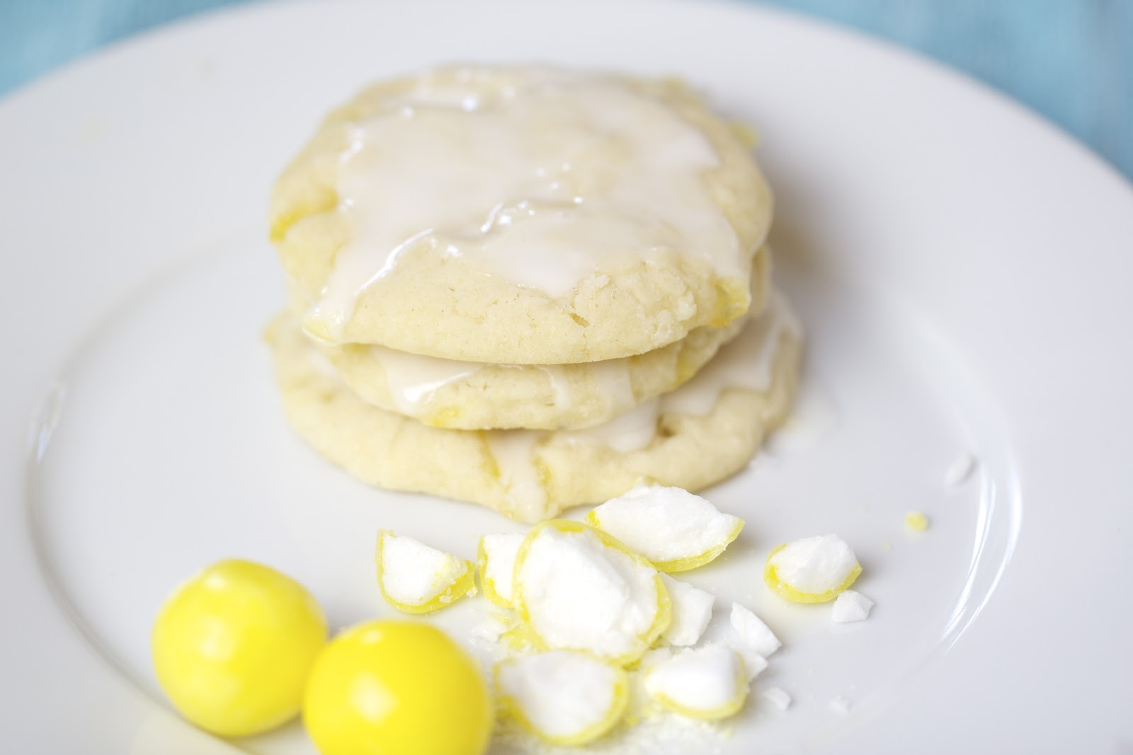 Thyme In Our Kitchen: Addicting Lemon Cookies with Lemon Candy Chunks