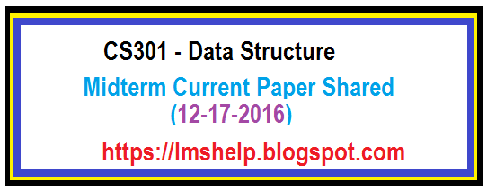 CS301 Midterm Current Paper 17 dec 2016 2nd Paper - Virtual Ning CS301 Midterm Current Paper 17 dec 2016 2nd Paper - Virtual Ning
