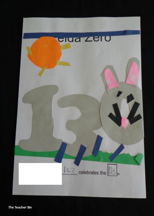 The Teacher Bin: 100 Days of School with Zelda Zero