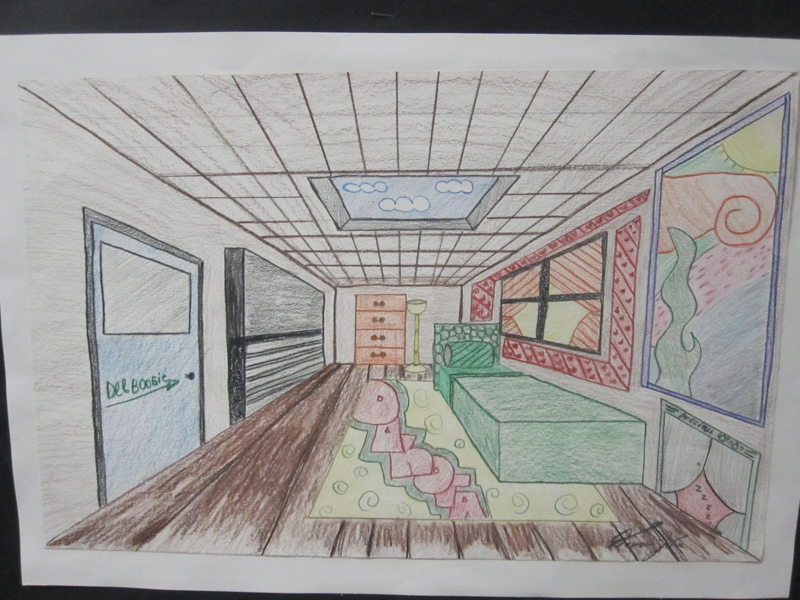 The New Adventures of Old Ms. B.: One Point Perspective