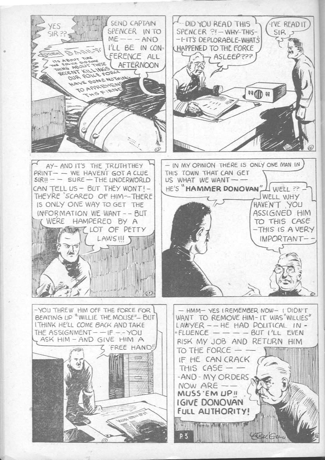 Four-Color Shadows: Muss 'Em Up Donovan-Will Eisner-1939