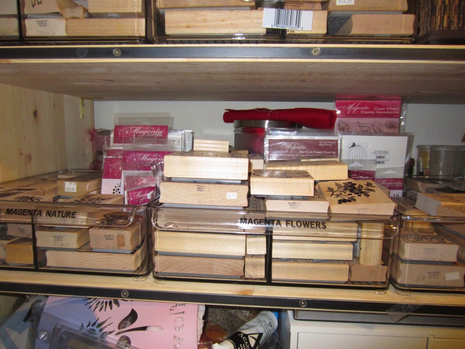 Backporch: Rubber Stamp Organization